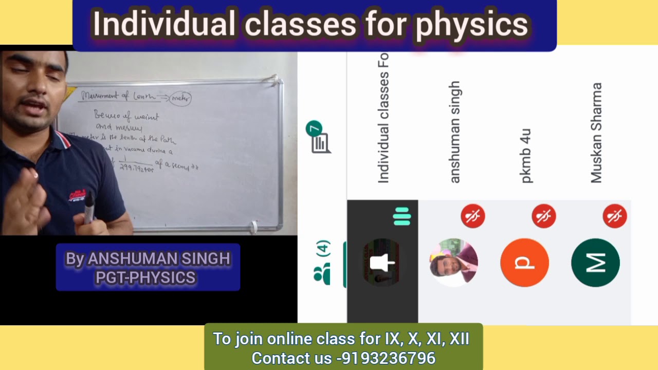 Online physics classes... For more contact 9193236796 - YouTube