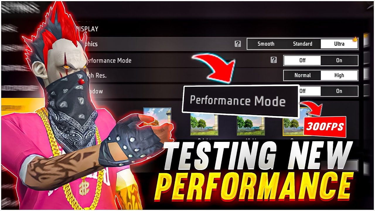 TESTING NEW PERFORMANCE MODE REALLY IMPROVE FPS IN FREE FIRE II FREE ...