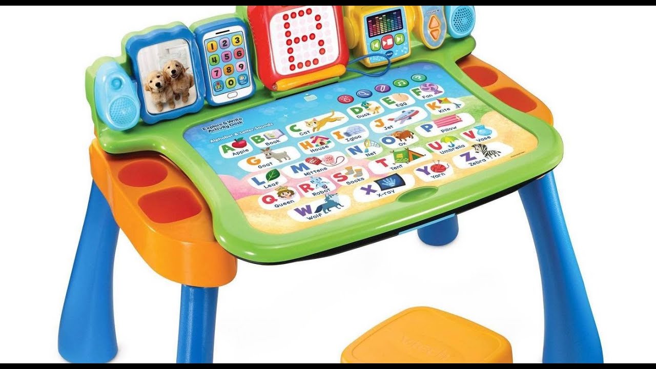 VTech Learn and Touch (Explore And Write) Activity Desk unboxing ...