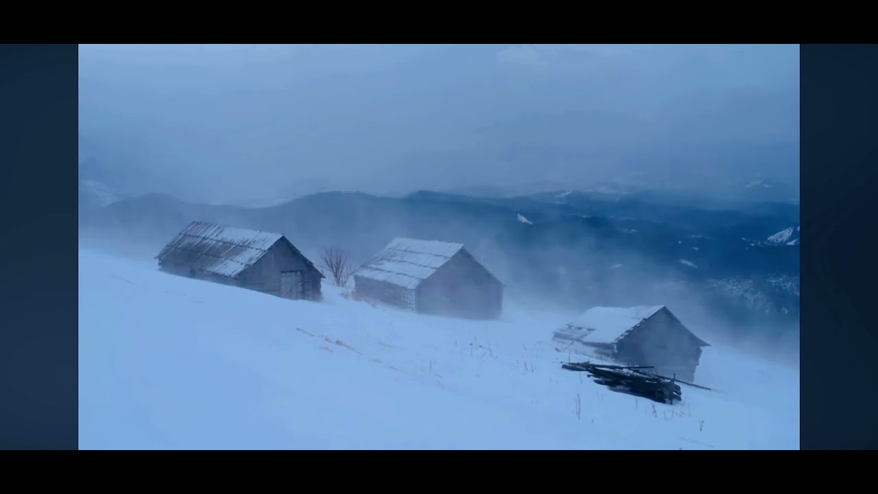 30 minutes of a howling winter storm for Sleeping,relaxation and ...