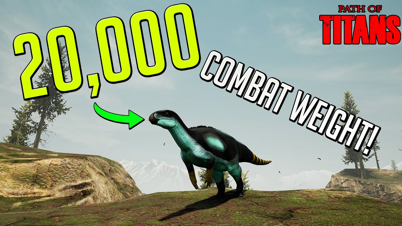 I Gave Campto 20,000 Combat Weight! Path of Titans - YouTube