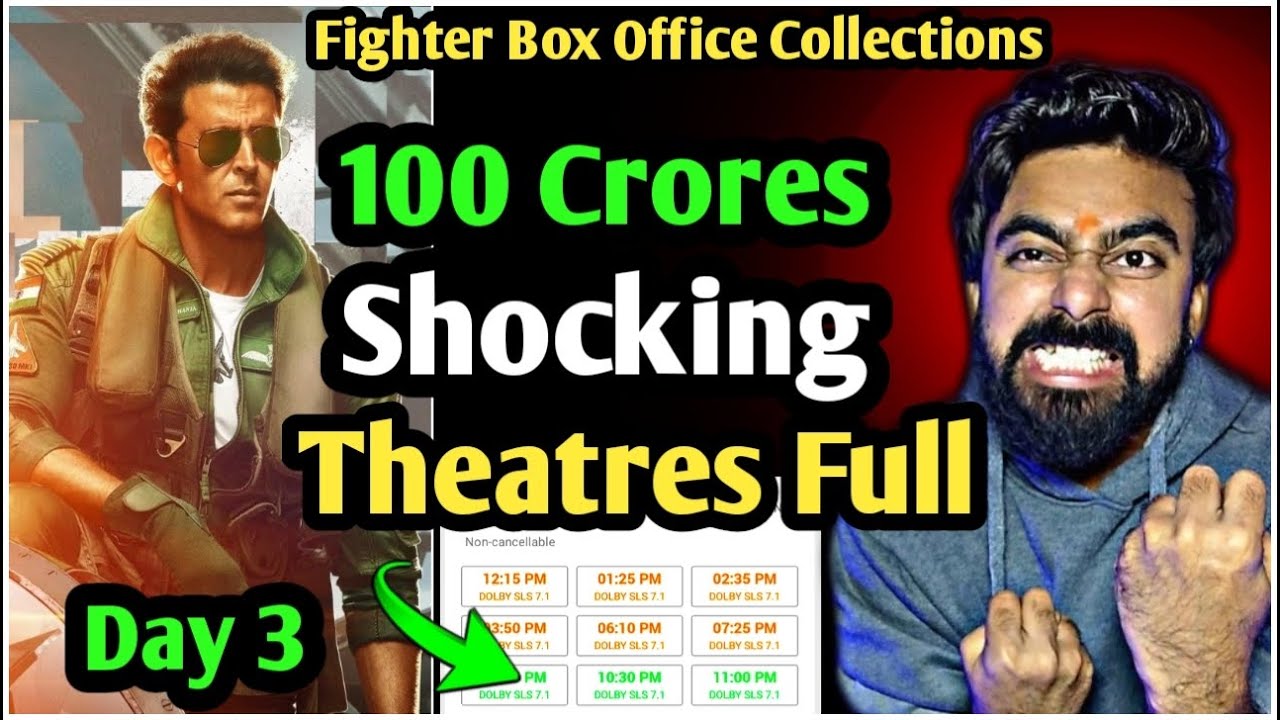Fighter Movie Box Office Collections Day 3 | Fighter Day 4 Advance ...
