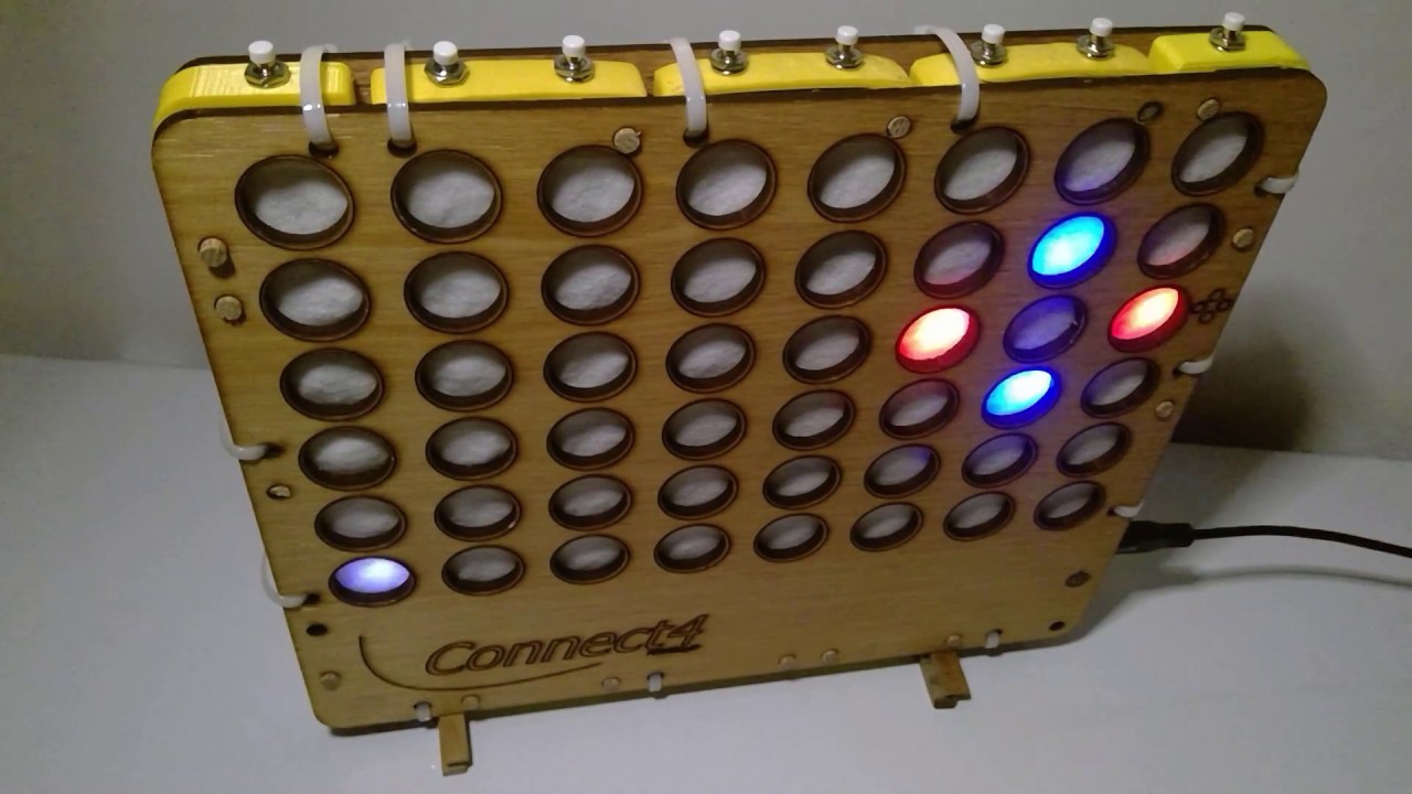 In the Making | Woodgrain LED Connect Four - YouTube