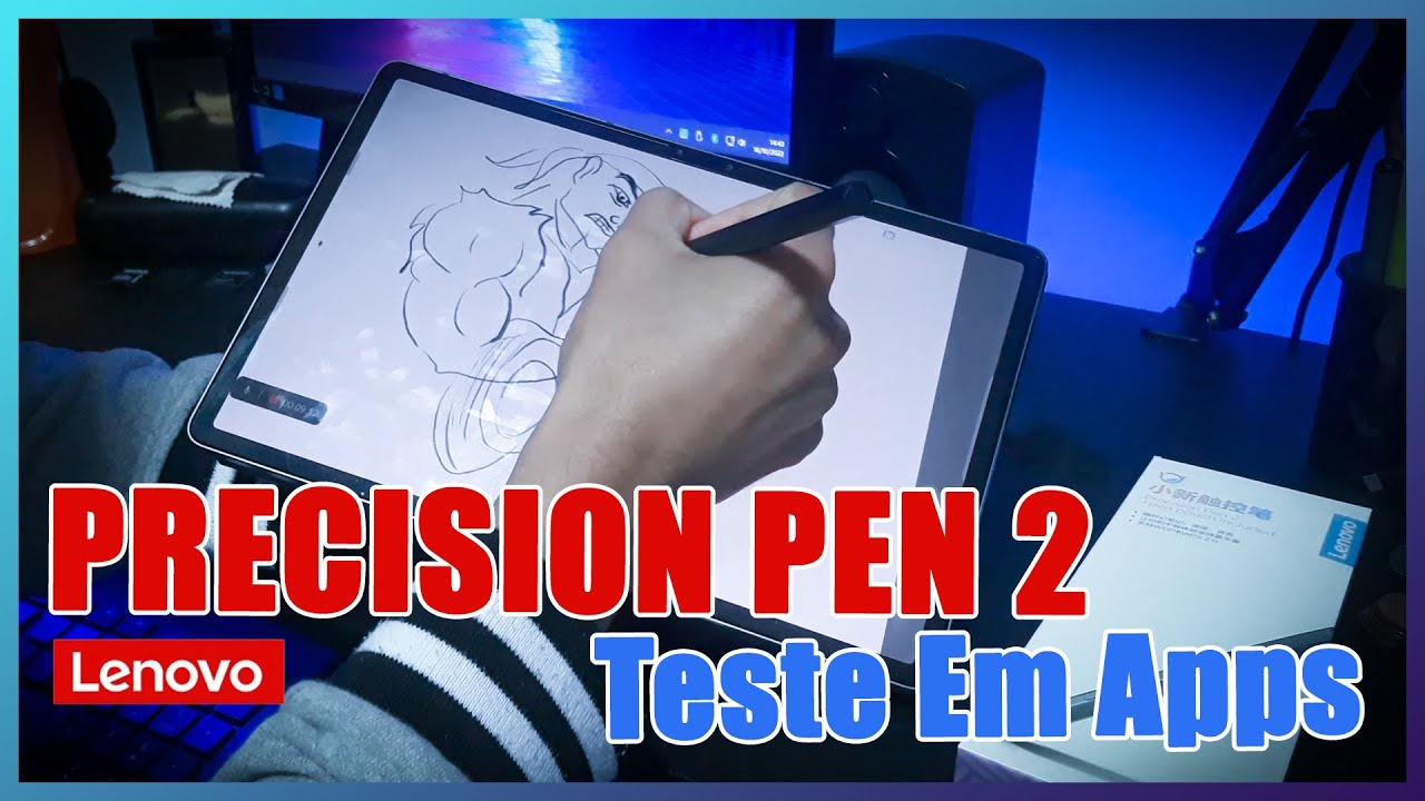 Precision Pen 2 Lenovo - Teste em app para designer, pintura, etc ...