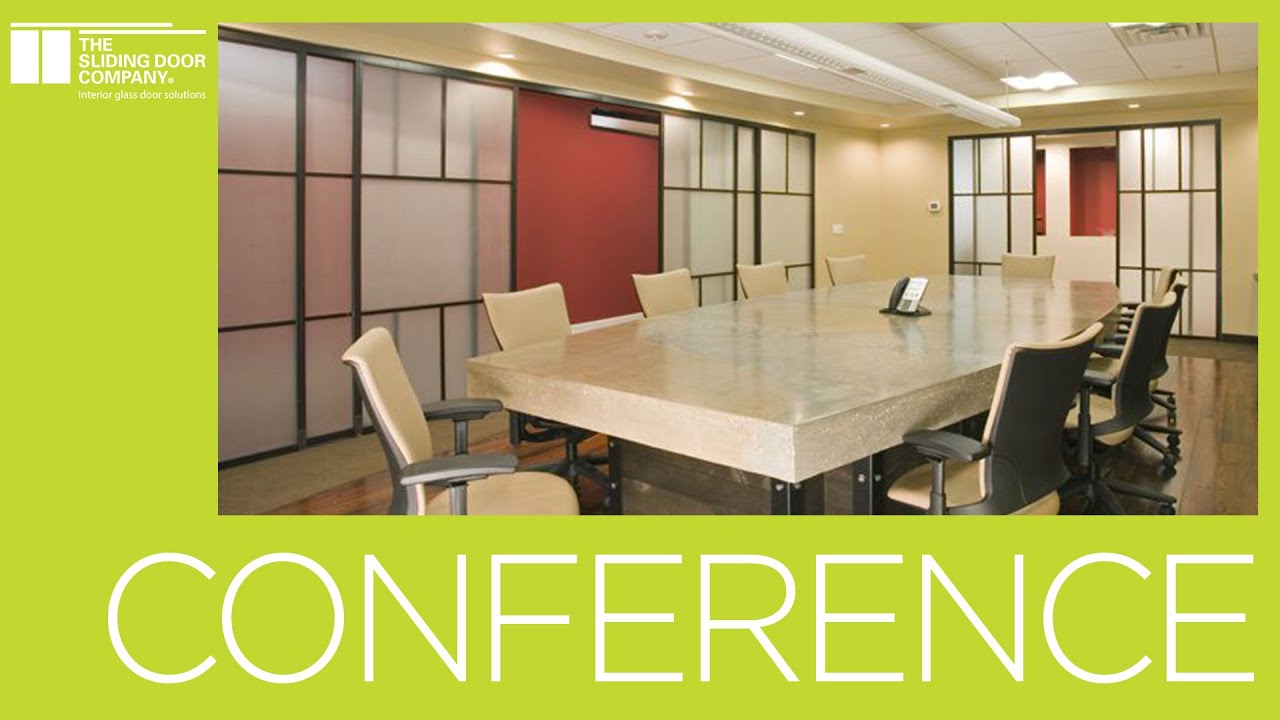 Conference Room Partitions (The Sliding Door Company) - YouTube
