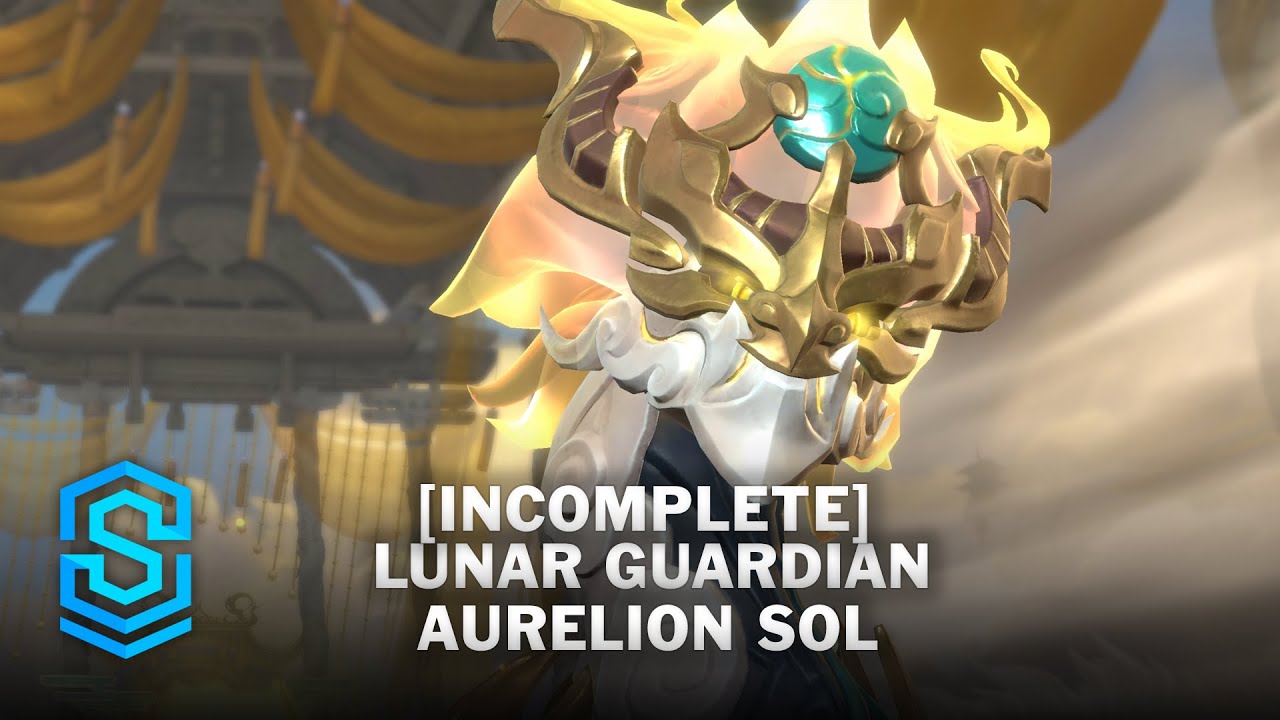 [OUTDATED] Lunar Guardian Aurelion Sol Wild Rift Skin Spotlight - YouTube