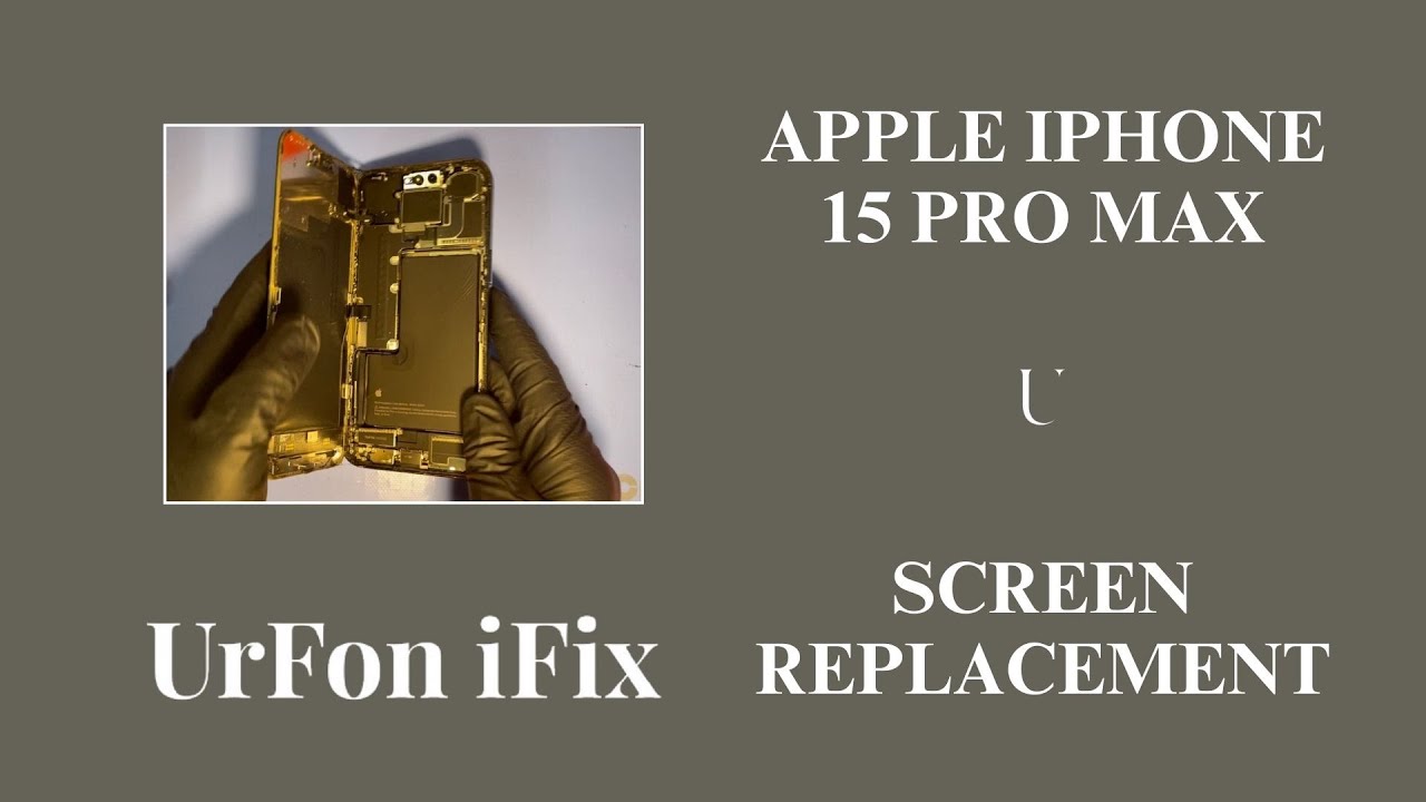 How to repair Apple iPhone 15 Pro Max - Screen Repair. 10 - 15 min! # ...