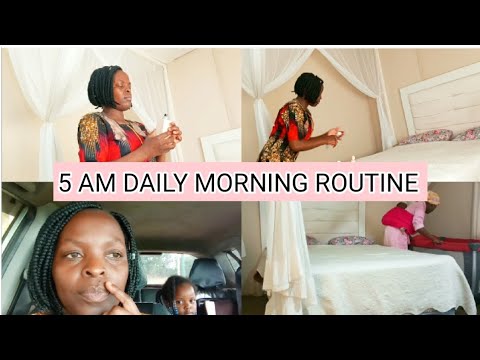 Zimbabwe life//5 AM *DAILY* MORNING ROUTINE//WEEK DAYS 🎒 SCHOOL RUN ...