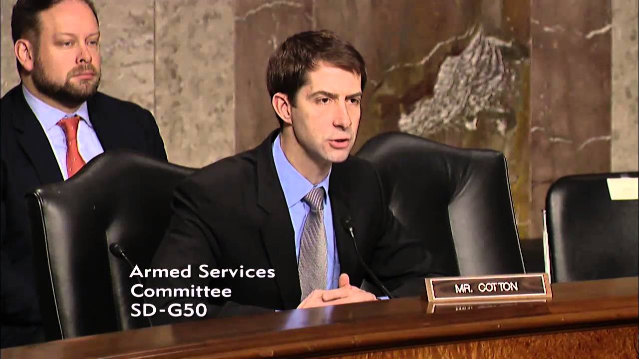 February 23, 2016: Sen. Tom Cotton's Q&A during SASC hearing - YouTube