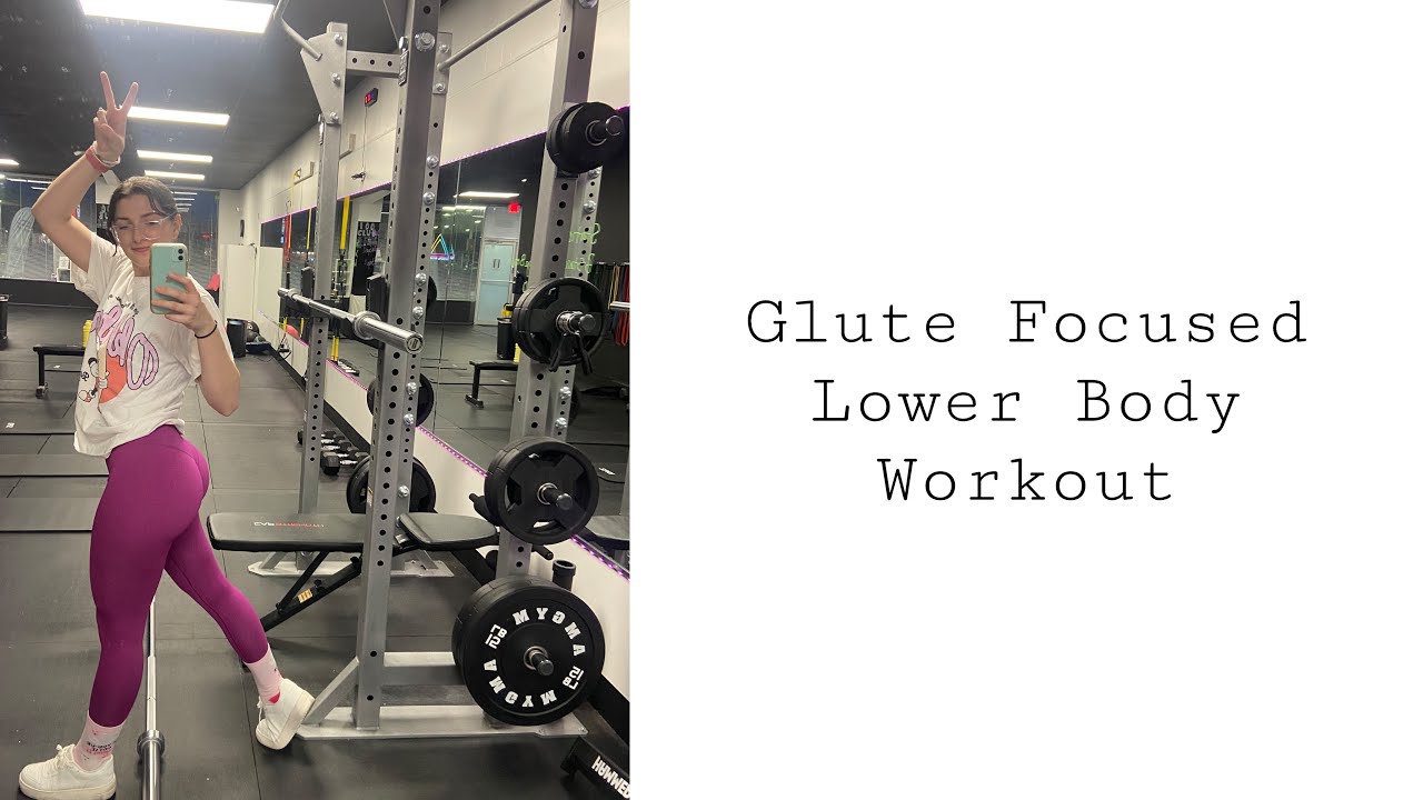 Glute Focused Lower Body Workout | Gym Workout | Glutes Workout - YouTube