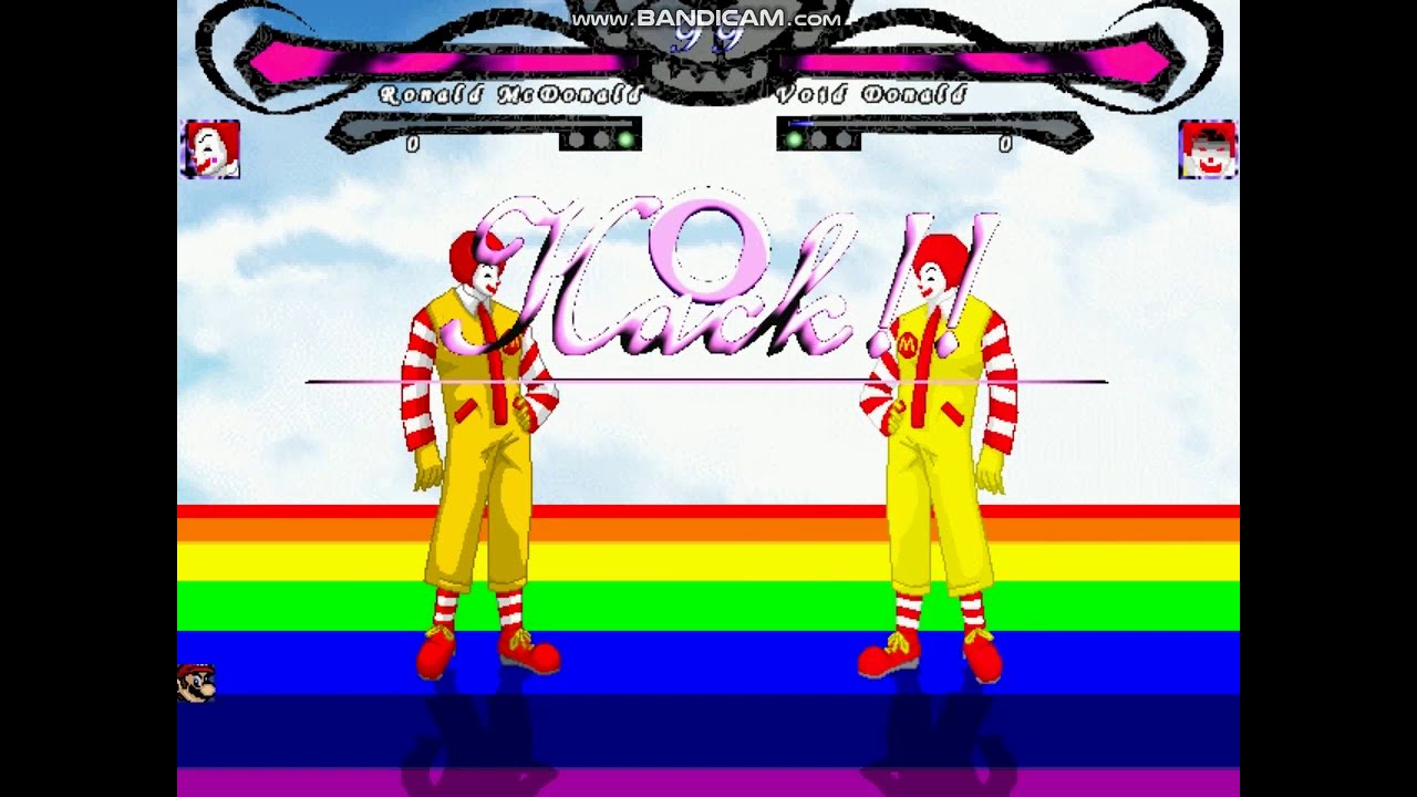 [MUGEN] Ronald McDonald New Vs Void Donald - YouTube
