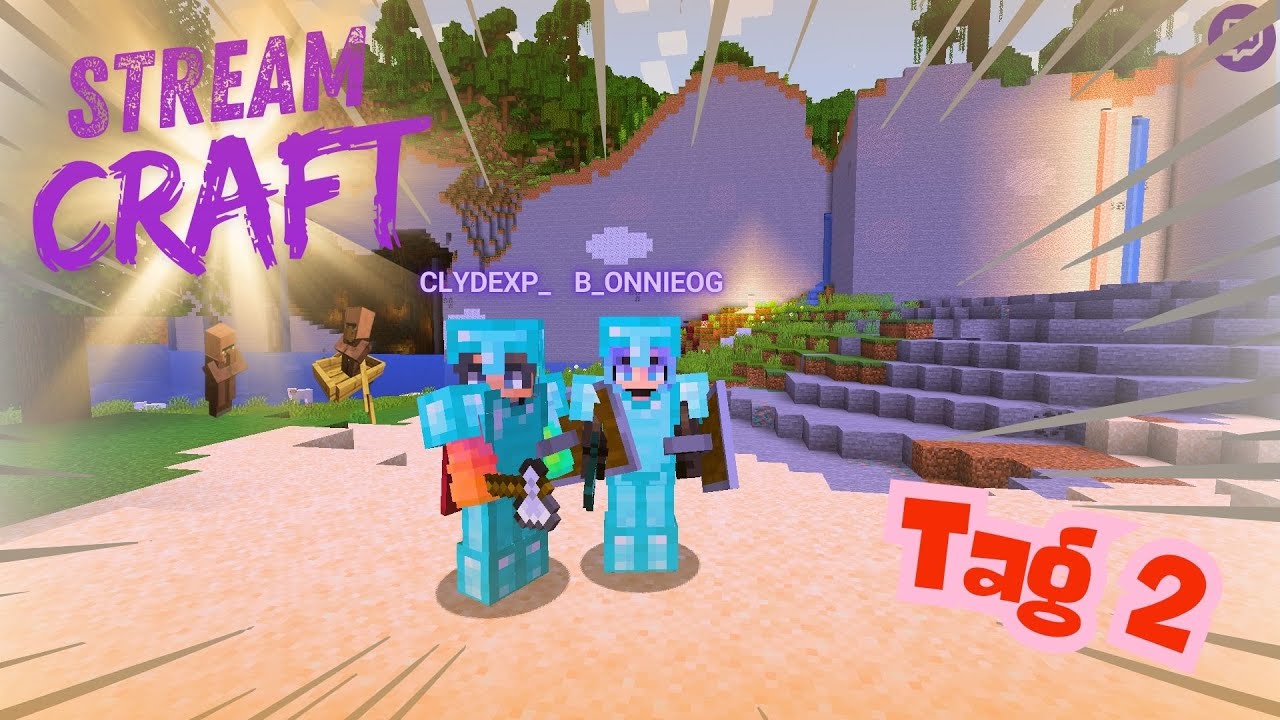 🔥 StreamCraft TAG 2 🔥 mit noch mehr Streamern! 👾 #minecraft #twitchstreamer #fyp - YouTube