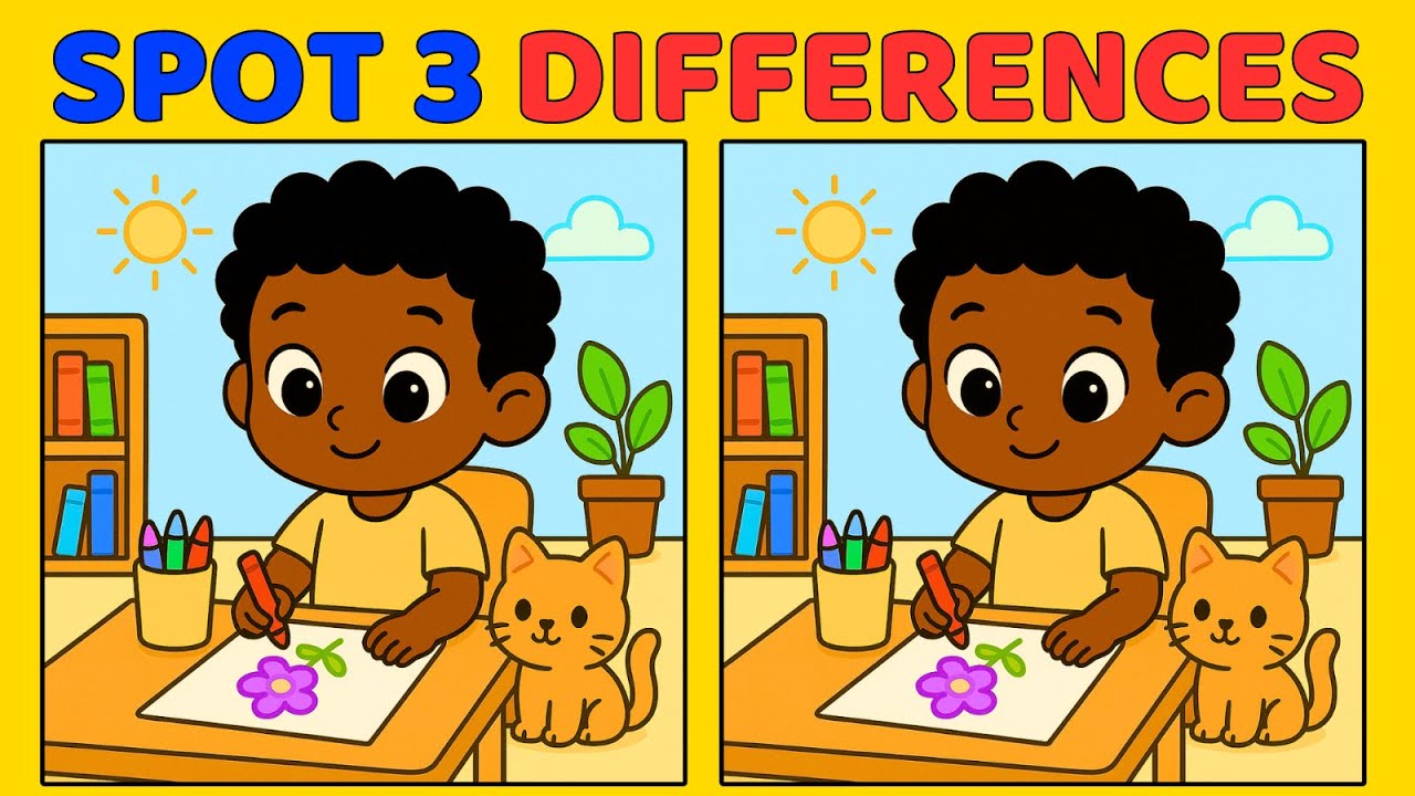 🧩🧠Find The Difference: Test Your Focus with Expert-Level Quiz [Spot The ...