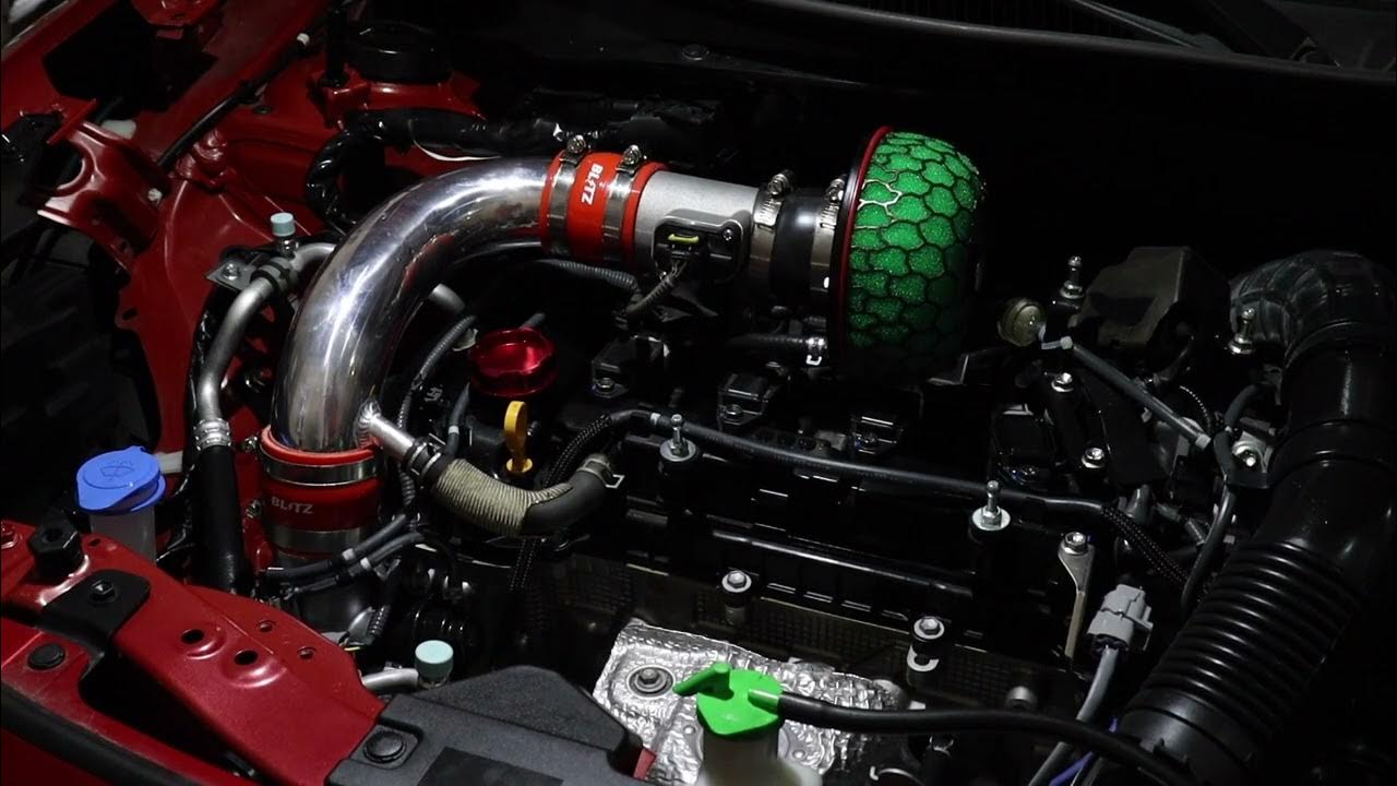 Intake HKS Super Flow + Inlet pipe Blitz - Suzuki Swift Sport (ZC33S) - YouTube