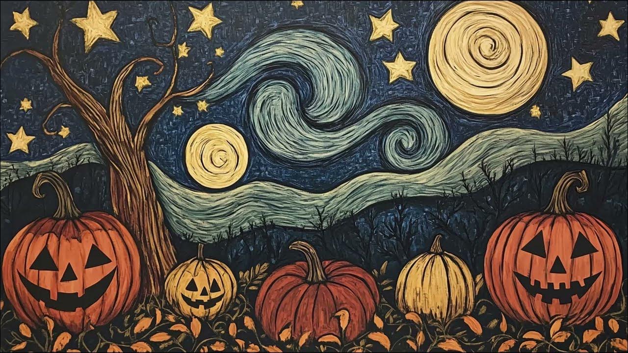 Starry Night Halloween Screensaver: Jack-O-Lanterns and Spooky Starry ...