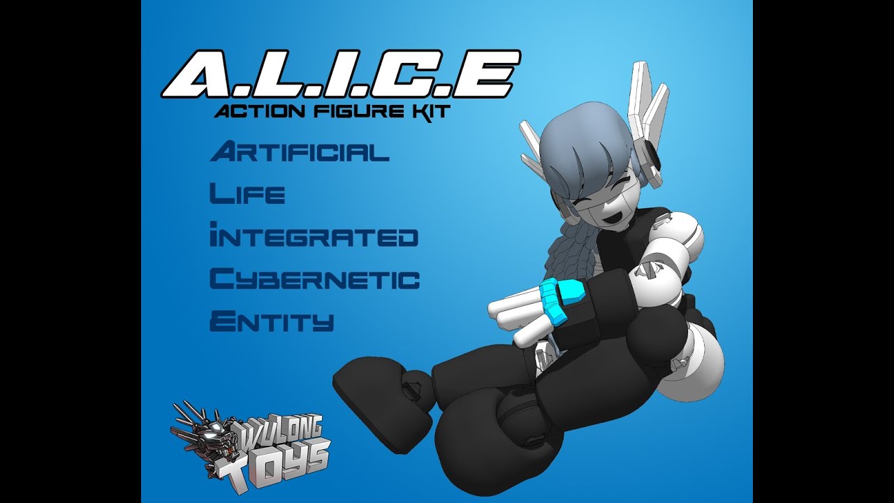 ALICE - 3Dprinted Action Figure Model Kit Assembly - YouTube