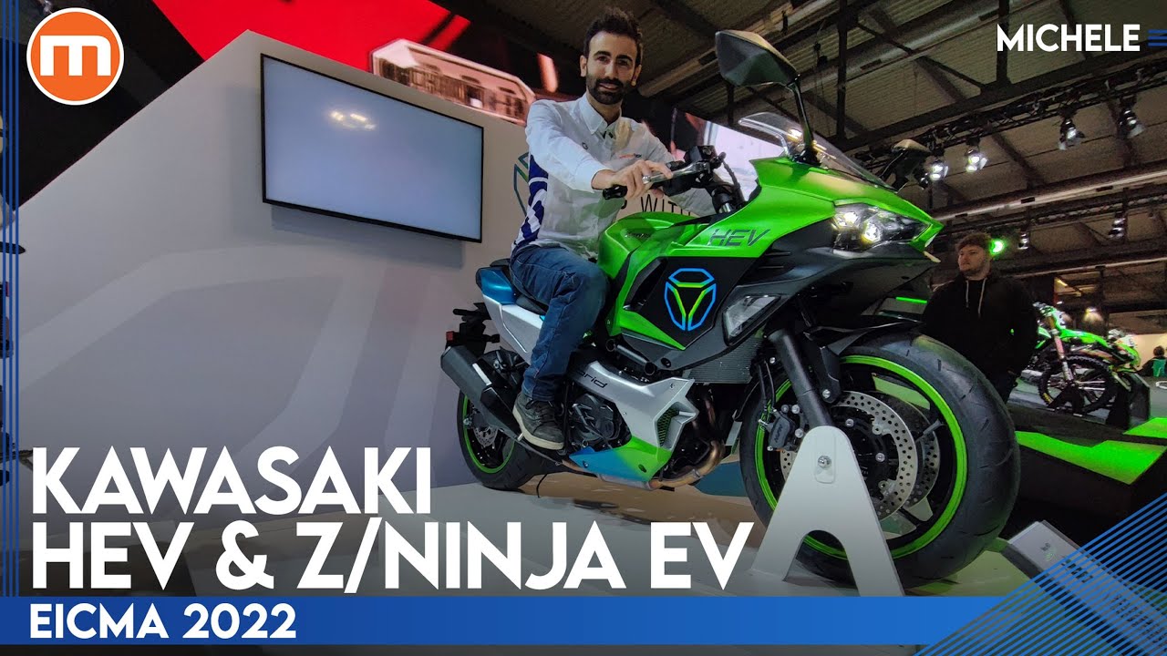 Kawasaki Z e Ninja EV elettriche più la Ninja HEV ibrida | Kawasaki dà ...