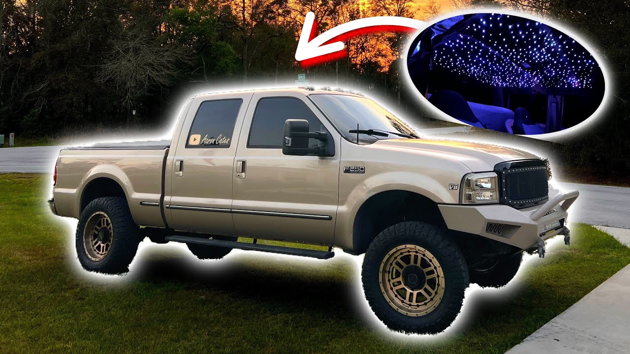 Adding 600 Stars To My Headliner! Starlight Headliner DIY - YouTube