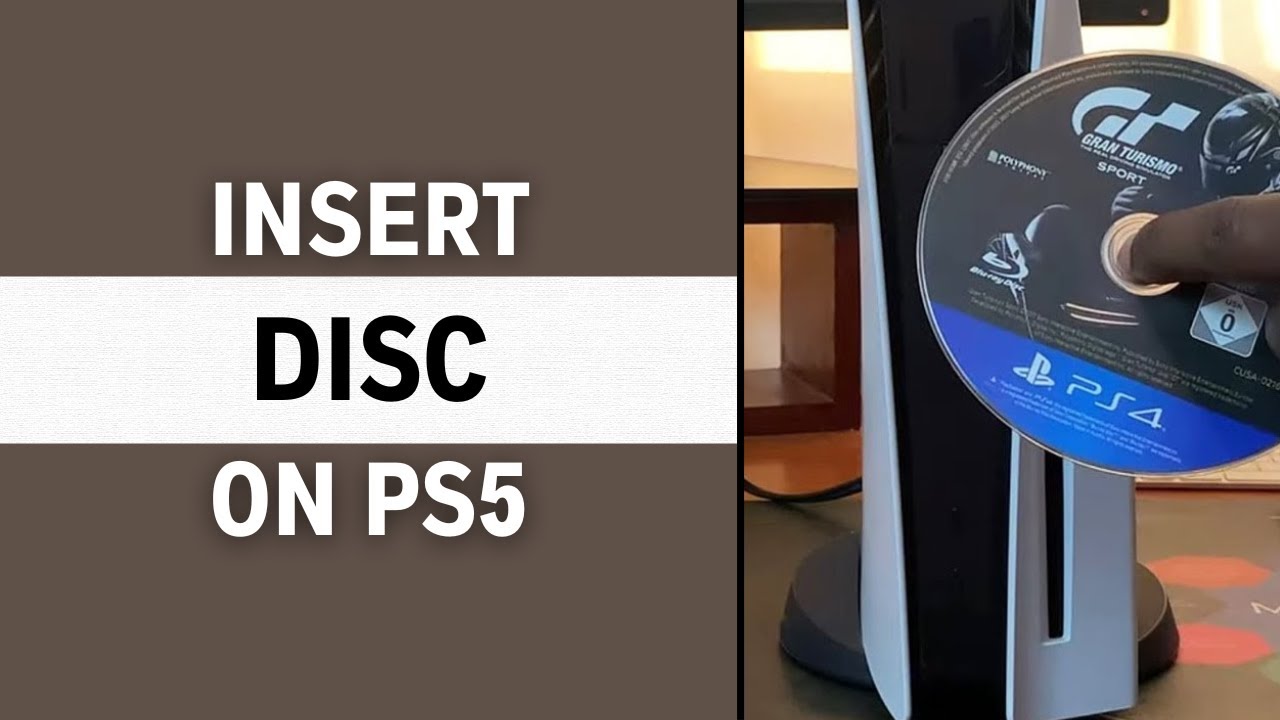 How To Insert Disc In PS5 - Full Guide - YouTube