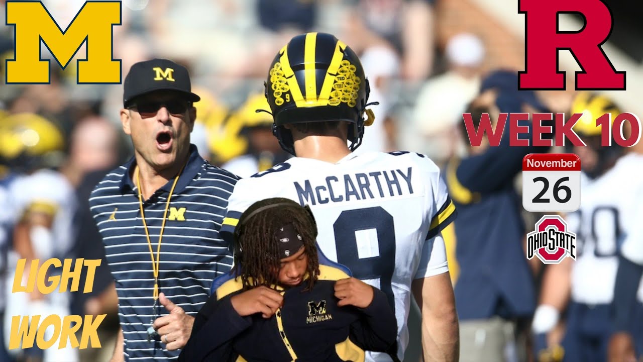 #5 Michigan vs Rutgers Highlights | 2022 College Highlights! Reaction ...