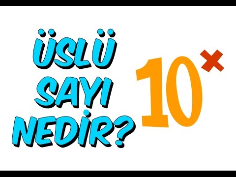 ÜSLÜ SAYI NEDİR