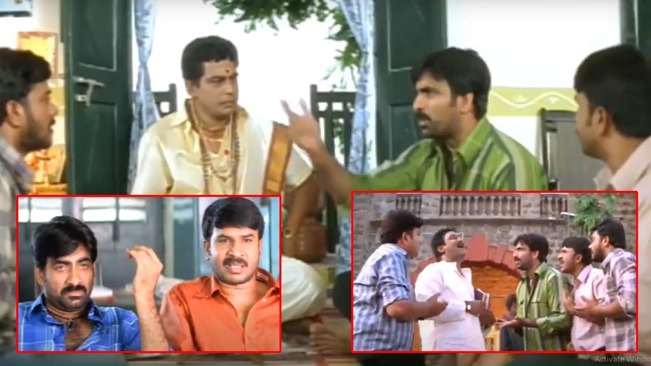 Venky Movie Back To Back Comedy Scenes || Ravi Teja || Mallikarjuna Rao ...