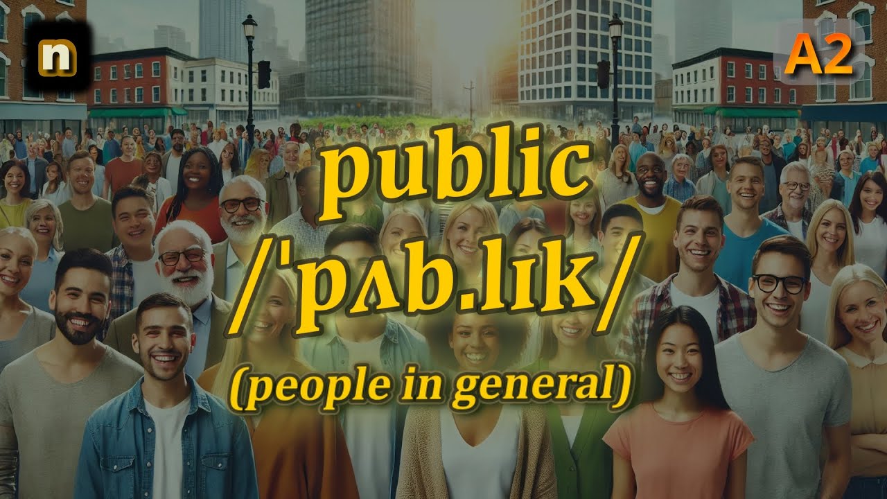 [n] Public meaning (people in general) with 5 examples - YouTube
