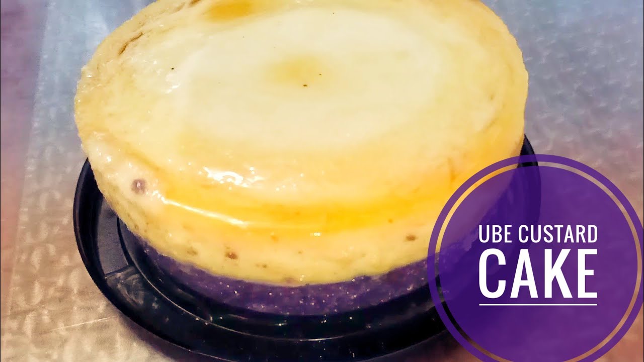 UBE CUSTARD CAKE - YouTube