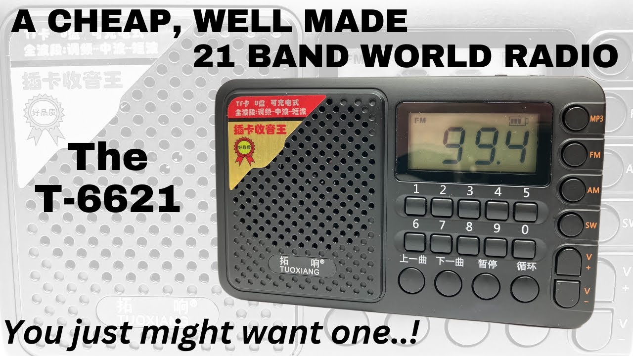 You just might want one! The T-6621, a cheap, well made, 21-band world ...