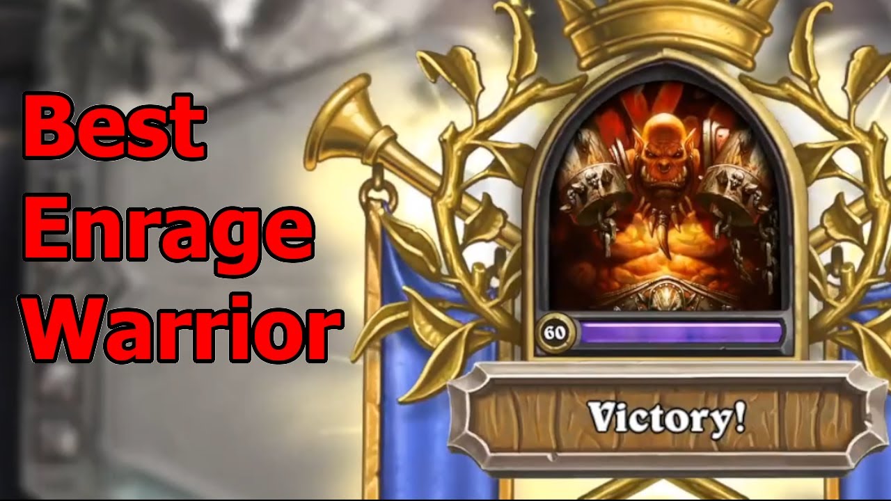 Enrage Warrior deck in Legend - Standard Hearthstone - YouTube
