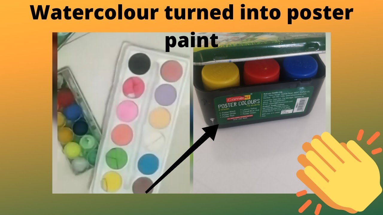 How To Make Poster Paint Using Water Colours YouTube how-to-make-poster-paint-using-water-colours-youtube
