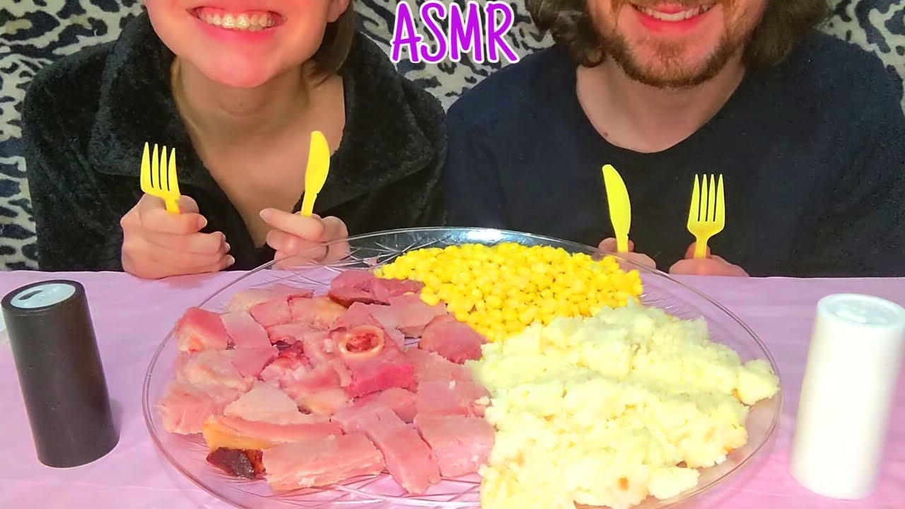 ASMR Ham Dinner - YouTube