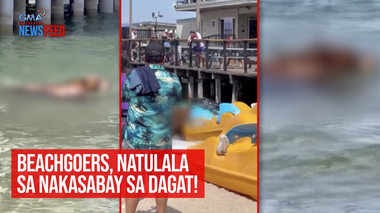 Beachgoers, natulala sa nakasabay sa dagat! | GMA Integrated Newsfeed ...
