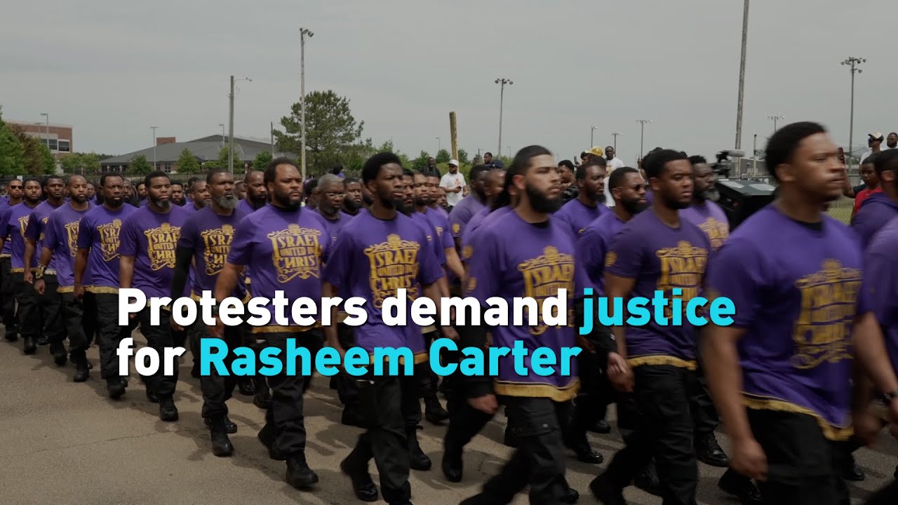 Protesters demand justice for Rasheem Carter - YouTube