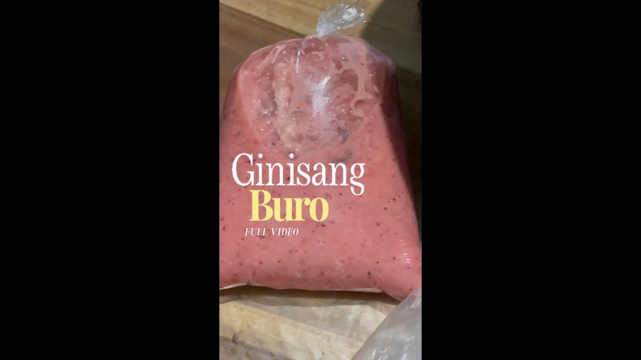 Kumakain ka ba ng Ginisang Burong Isda? - YouTube