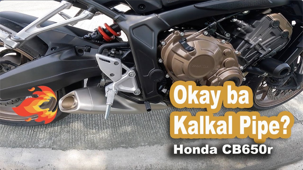 Kalkal Pipe after a Month Review | Honda CB650R | Rev Sound Test - YouTube