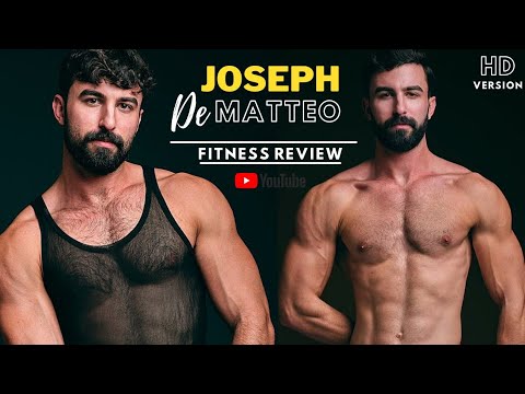 Hairy Attractive Man | Joseph DeMatteo | Fitness Review - YouTube
