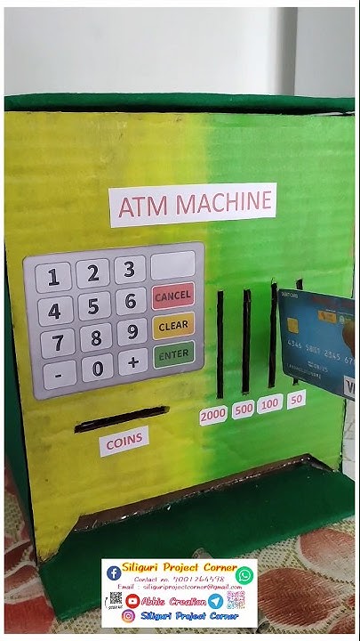 ATM MACHINE PROJECT #ATMMachine #atmmachineproject #cbsescienceproject ...