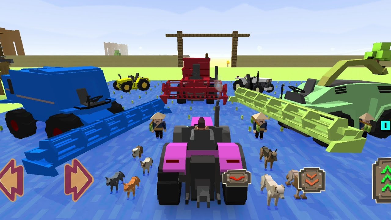 Showing up to these beasts how real work at the rice culture is done ⭕ ...