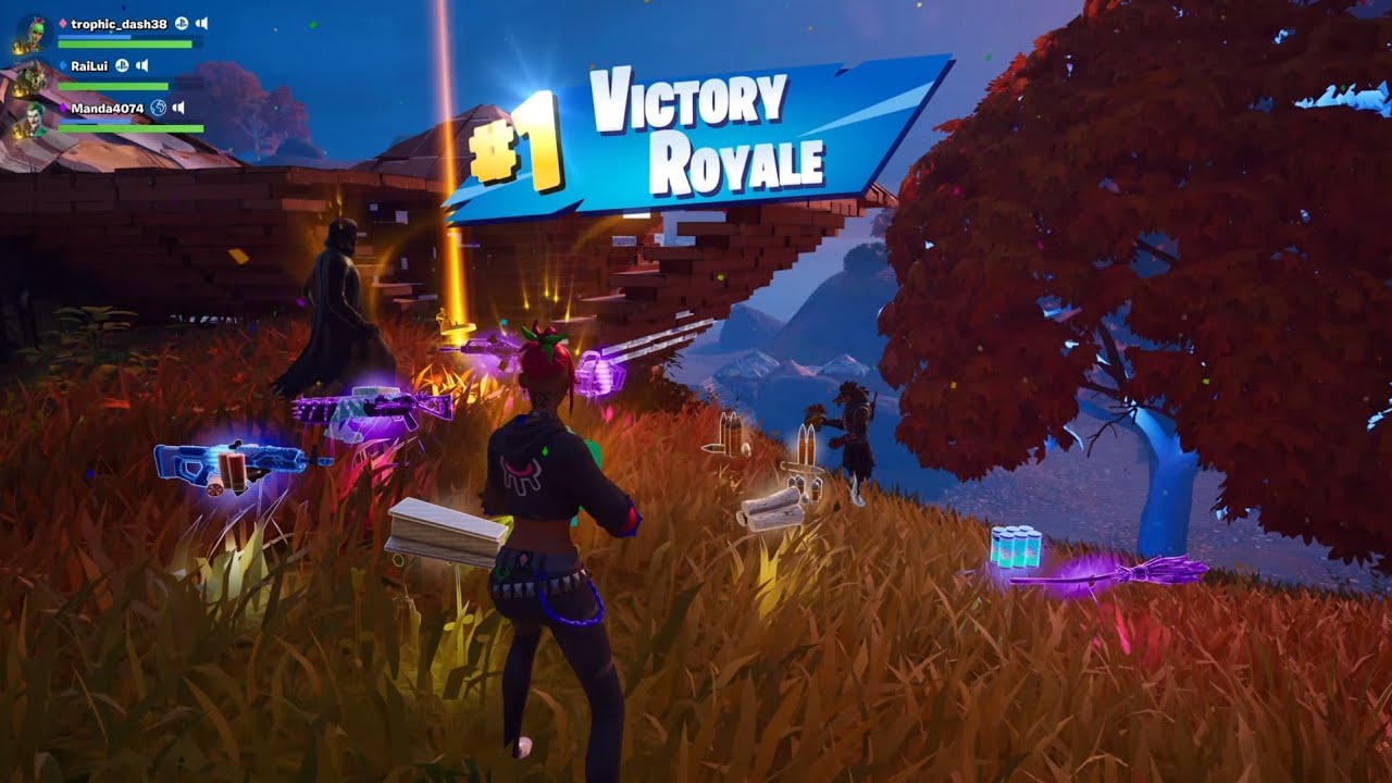 Fortnite Fortnitemares C6S4 Win Bug Punk Sunny Epic Ending PS5 60FPS ...