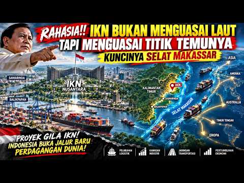 PROYEK GILA IKN!! INDONESIA BUKA JALUR BARU PERDAGANGAN DUNIA, SELAT MAKASSAR JADI KUNCI GERBANGNYA!