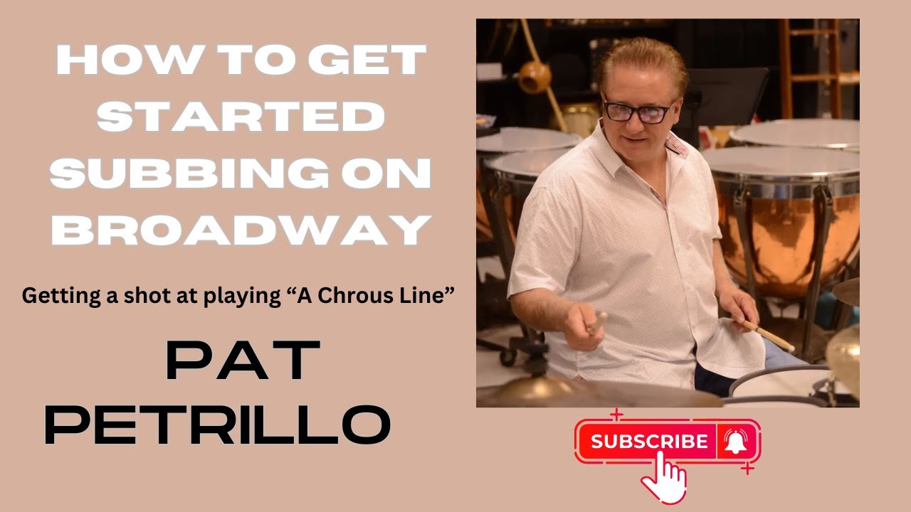 From Drums to Dance: Pat Petrillo's Journey in "A Chorus Line" - YouTube