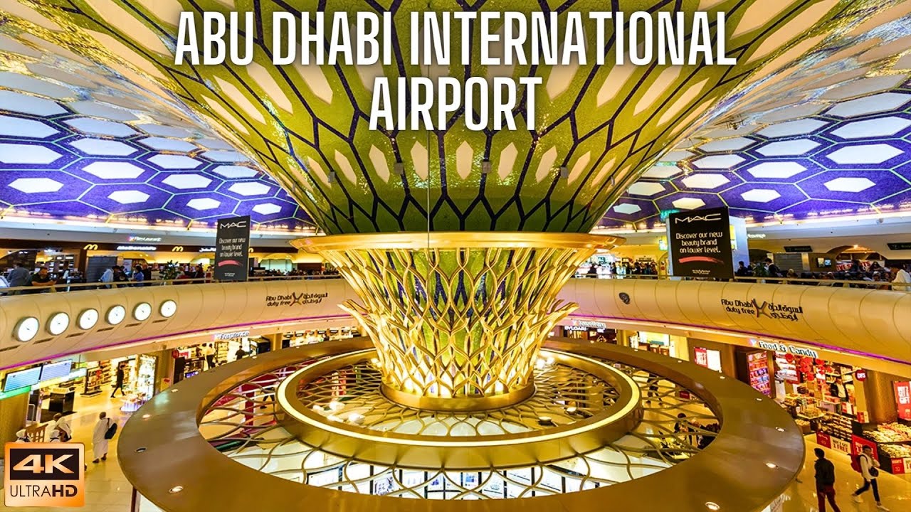 Abu Dhabi International Airport - Terminal 1 | Walking Tour | 4K - YouTube