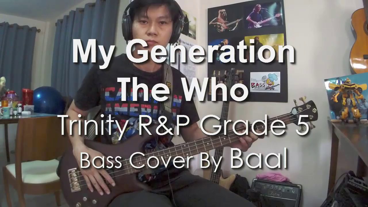 My generation : The Who : Trinity R&P Bass Grade 5 : Bass Cover - YouTube