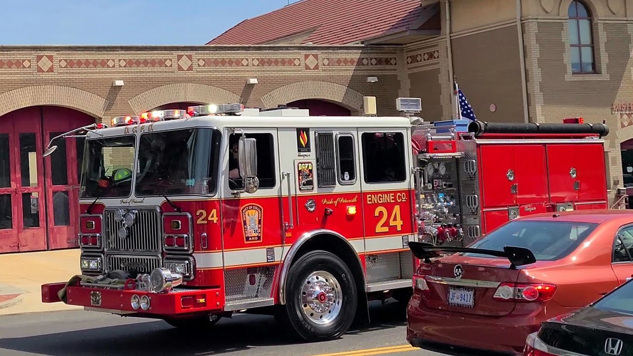 DCFD Engine 24 Responding 4-14-2025 - YouTube