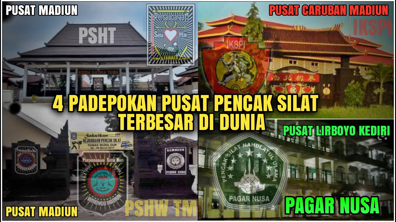 4 PADEPOKAN BESAR PENCAK SILAT YANG LEGENDARIS DUNIA PERSILATAN ...