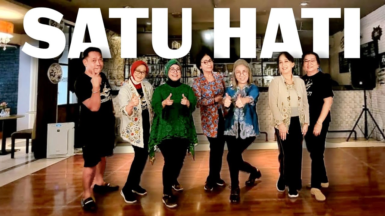 SATU HATI LINE DANCE | Choreo: ANDRICO YUSRAN (INA) - YouTube
