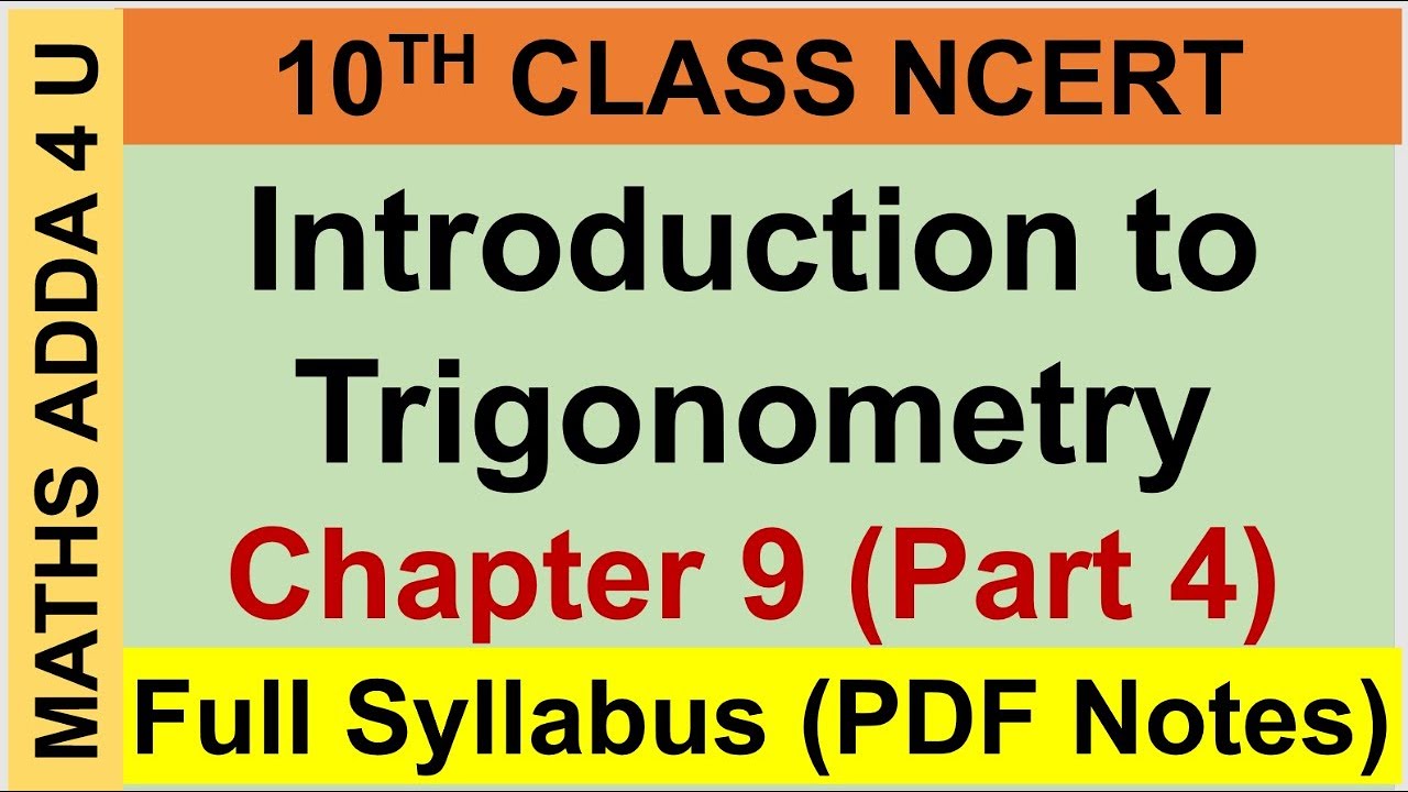 L-4 Introduction to Trigonometry class 10/ R D Sharma Class 10th Maths ...