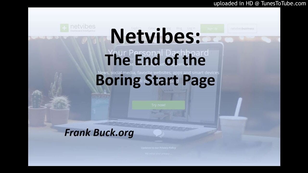 Netvibes: The End of the Boring Start Page - YouTube