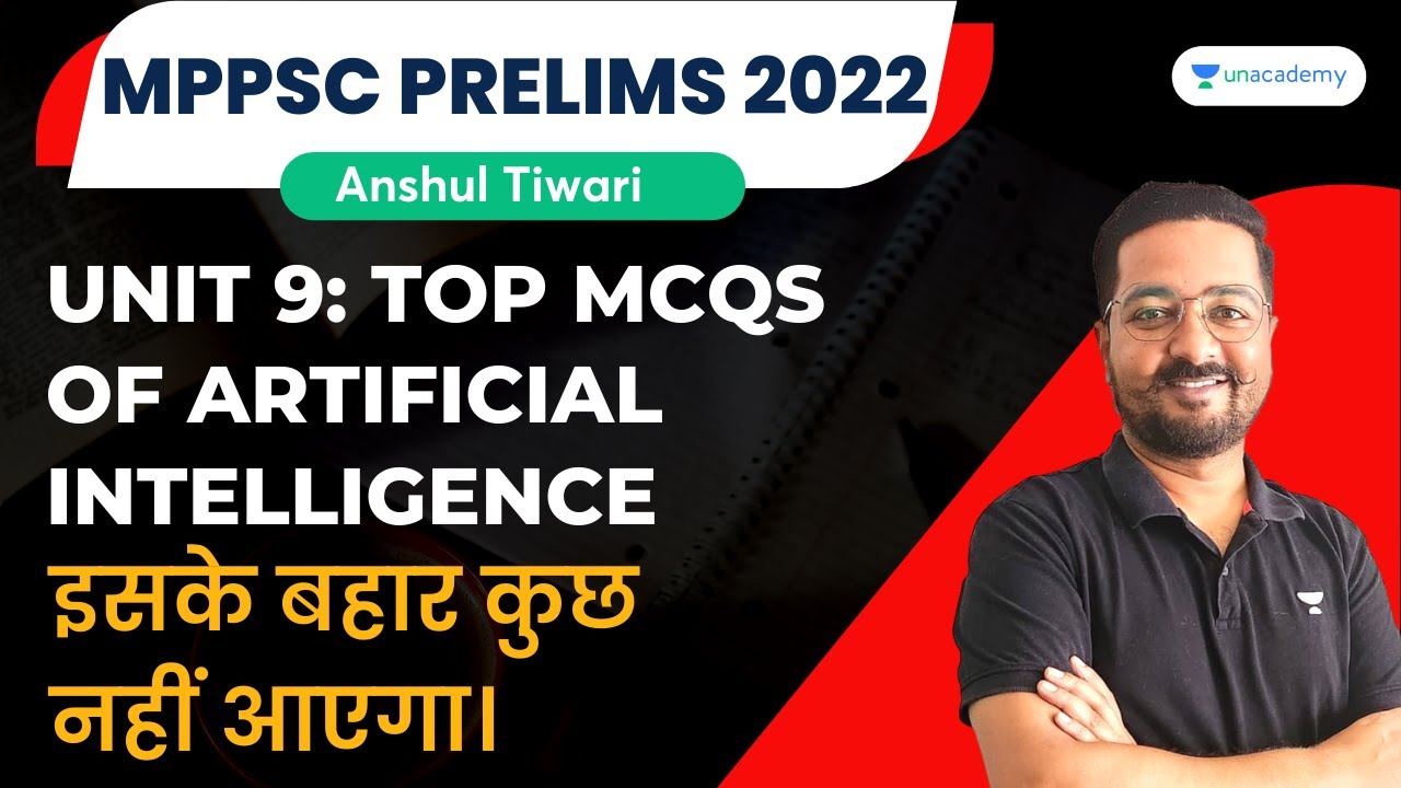Important MCQs of Artificial Intelligence | Unit 9 | MPPSC PRELIMS 2022 ...